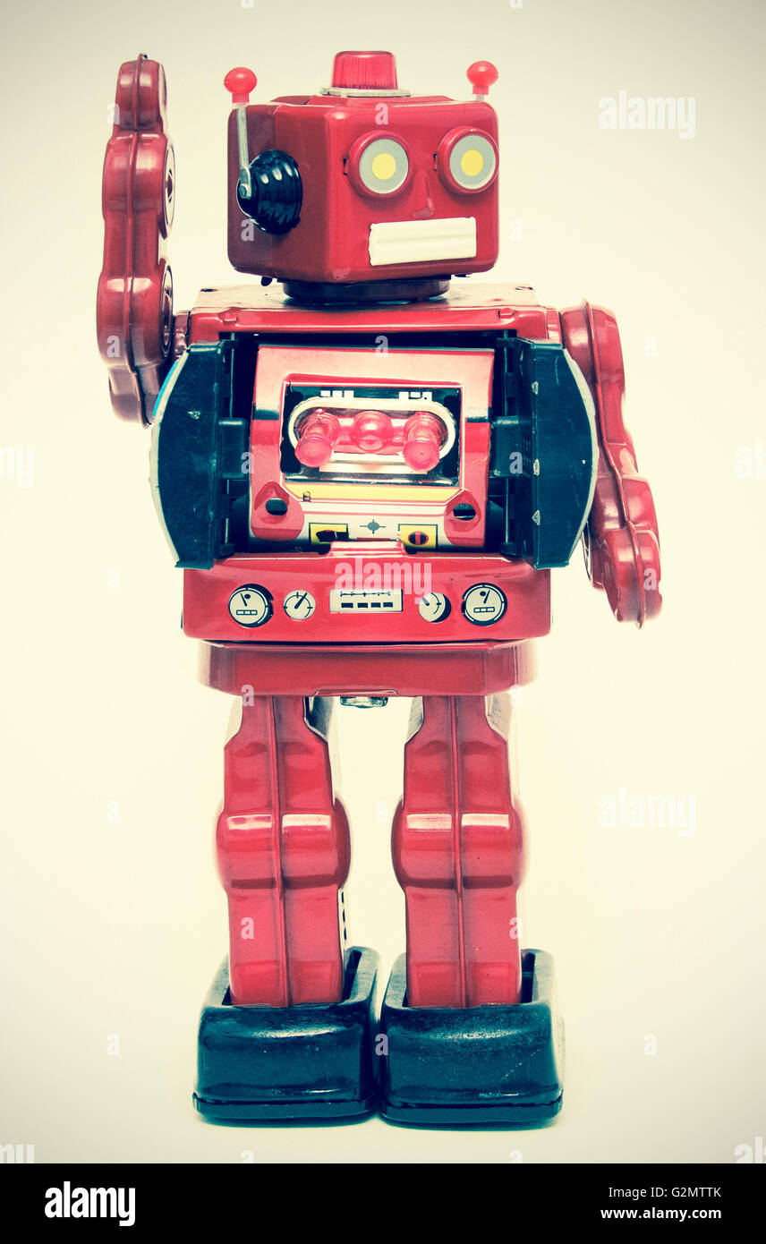 robots says Hi Stock Photo - Alamy
