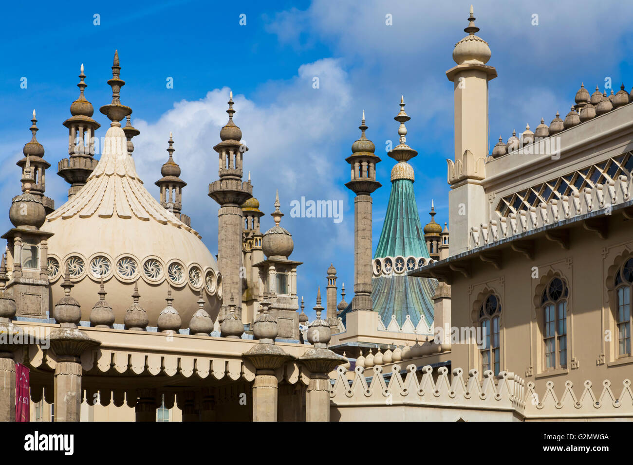 Royal Pavilion, palace, 1822, built in an Indian style, Brighton, East ...