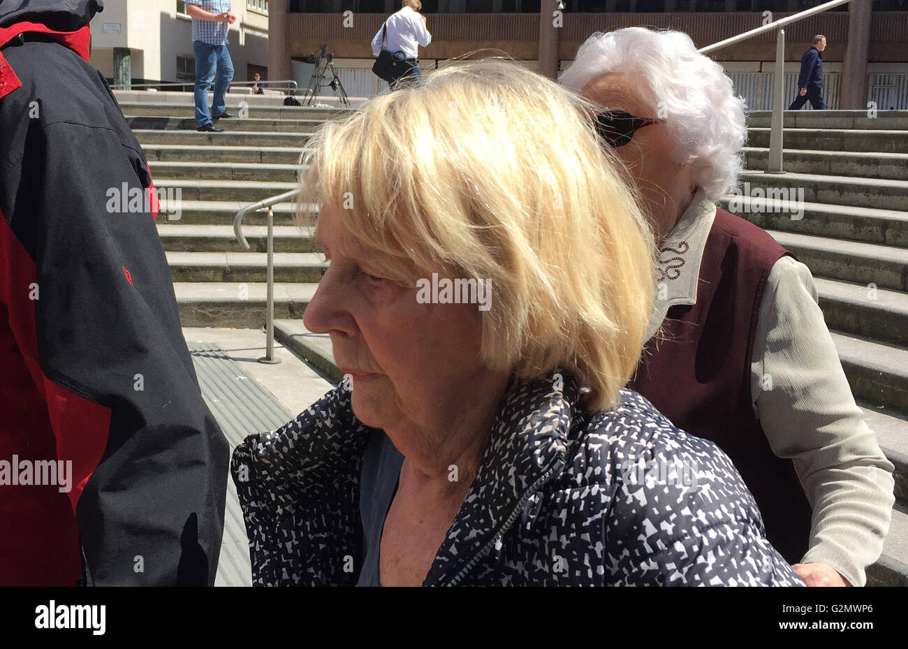 Norma stokes leaves liverpool crown court hi-res stock photography and ...