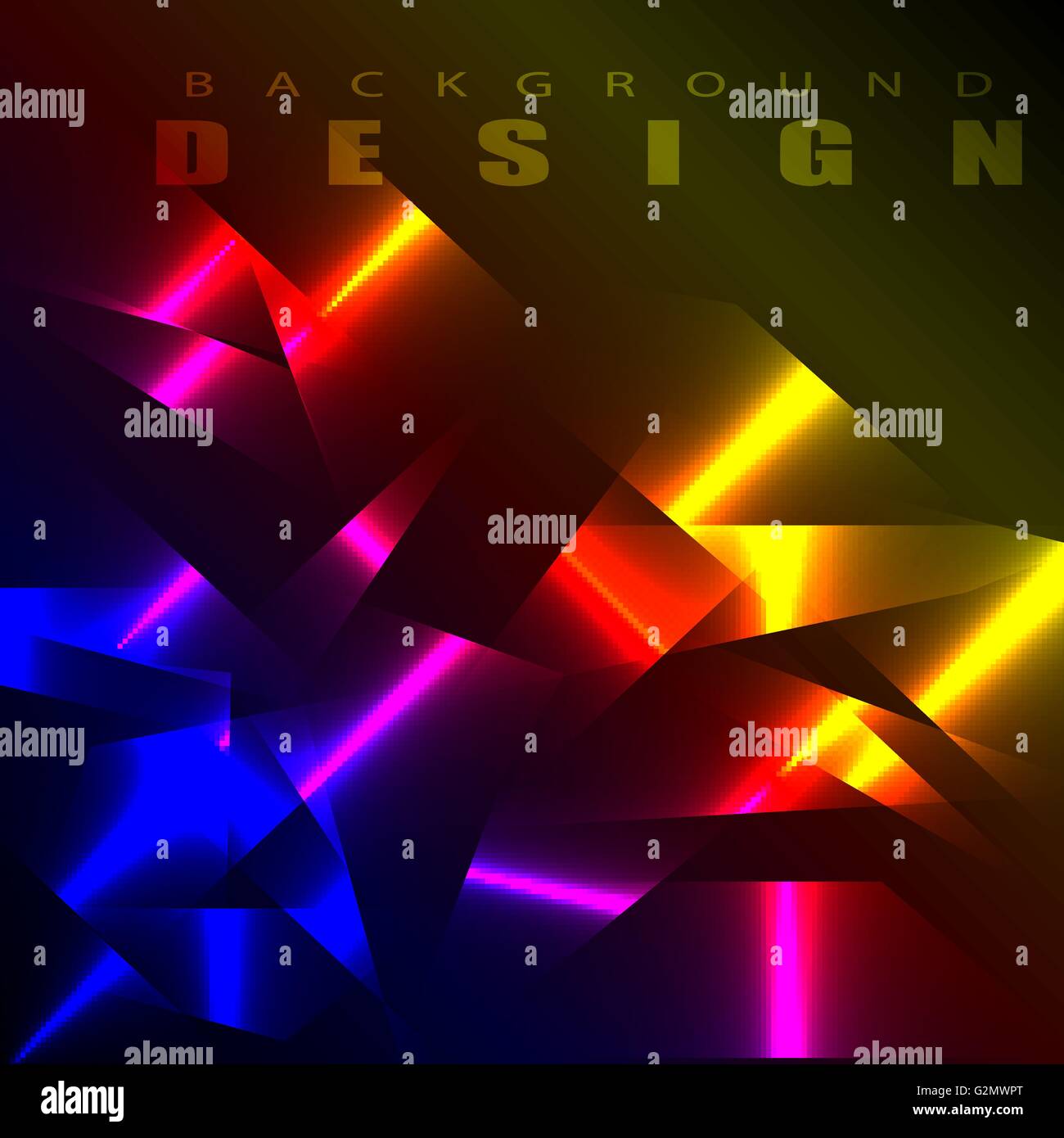 Abstract Background: Futuristic Chrome Effect background design for web ...