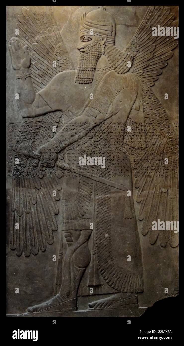 Assyrian winged spirit hi-res stock photography and images - Alamy