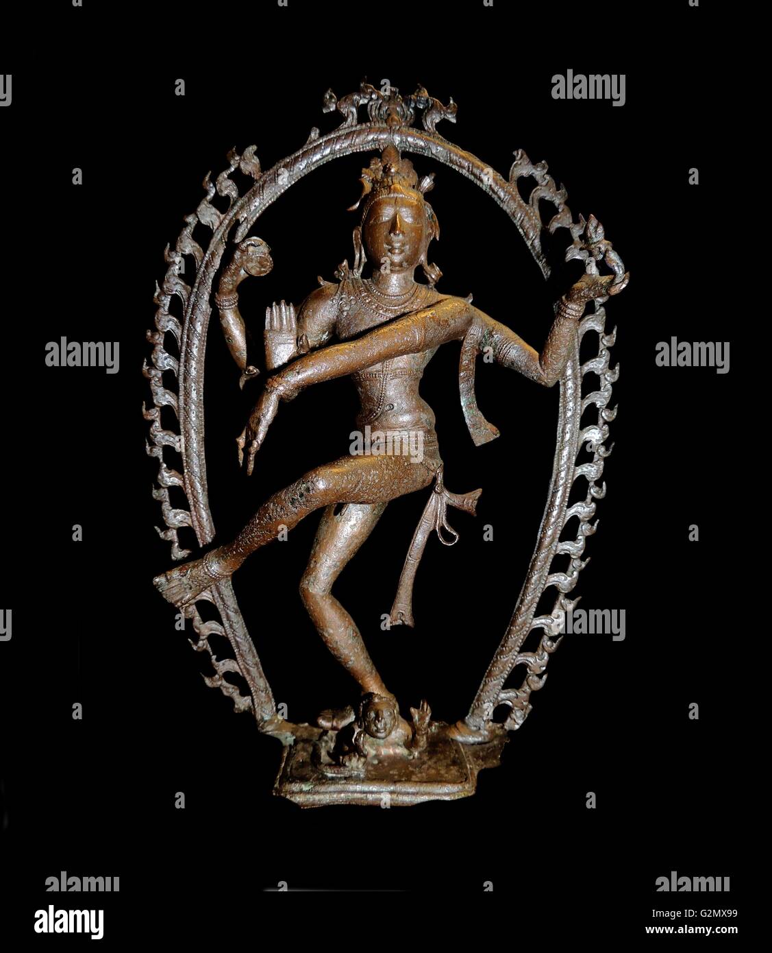 Shiva as lord of the Dance, Nataraja. Shiva performs the tandava, the ...