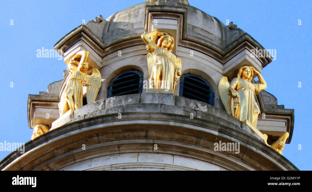 St marylebone parish church is a church in london hi-res stock ...