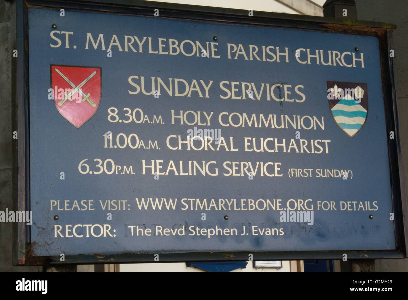 St marylebone parish church hi-res stock photography and images - Alamy