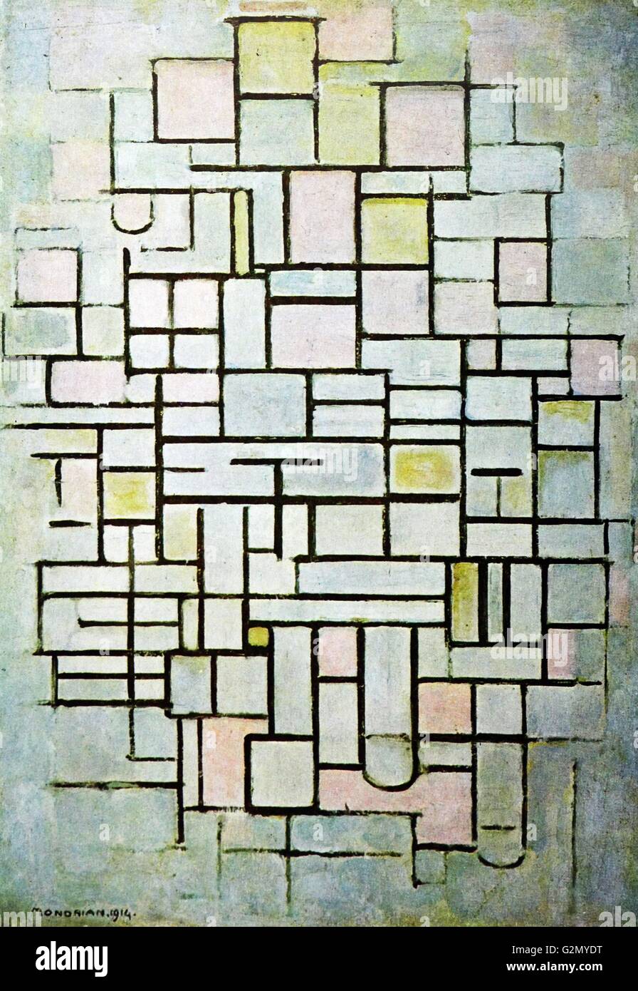 Famous Mondrian Paintings
