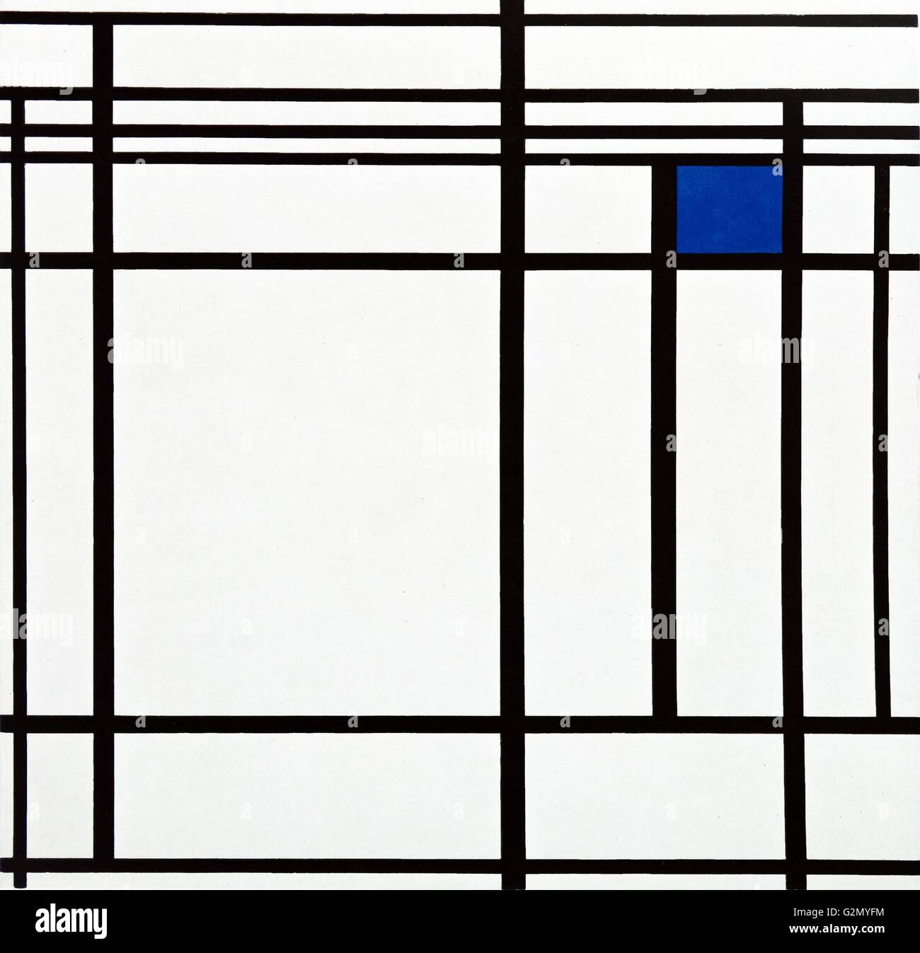 Piet mondrian blue hi-res stock photography and images - Alamy