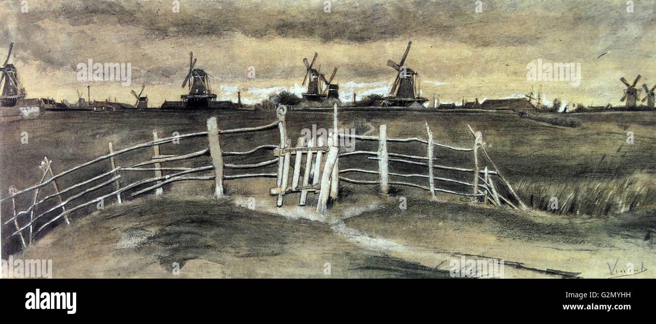 Painting by the famous Dutch artist Vincent Van Gogh (30th March 1853 ...