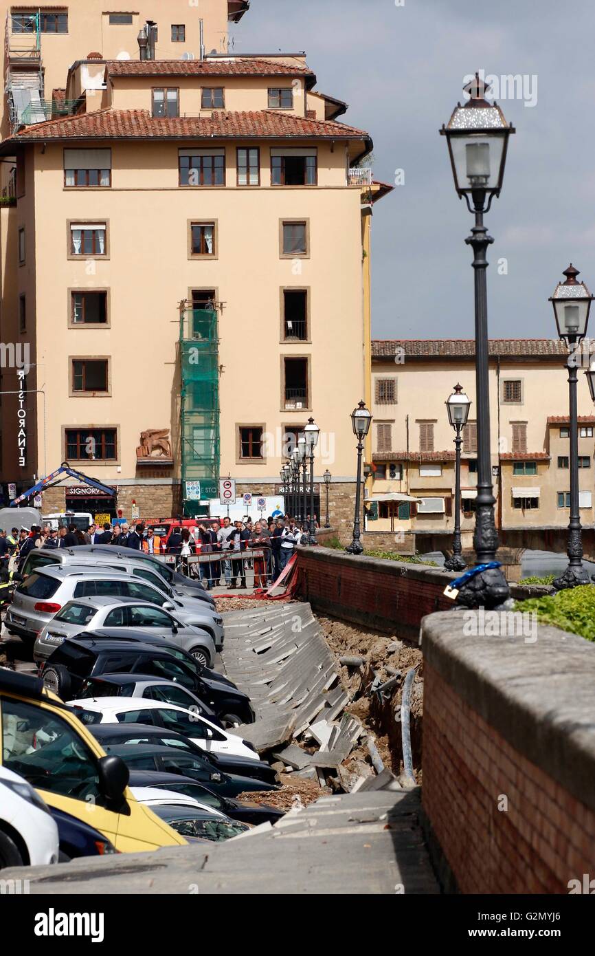 FLORENCE,A chasm of about two hundred meters wide and seven was opened ...
