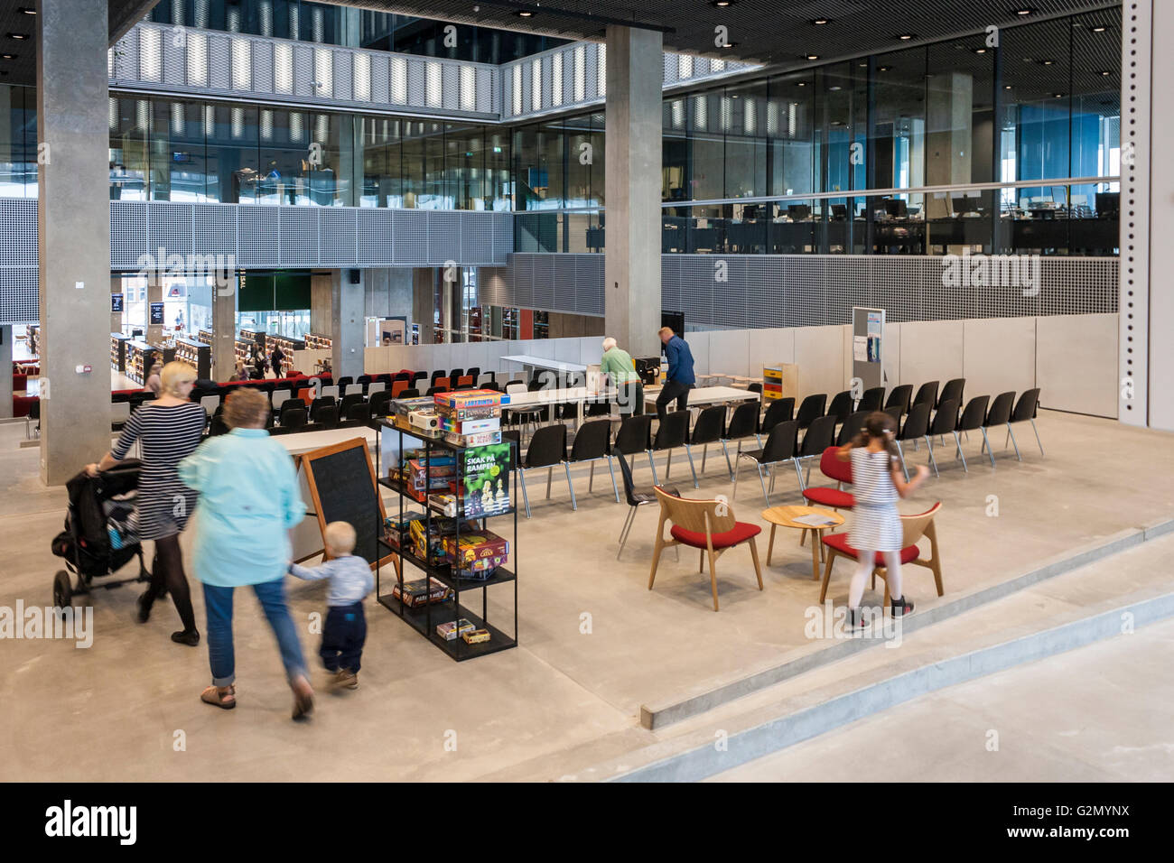DOKK1, the new main building of the Aarhus City Library, Aarhus ...