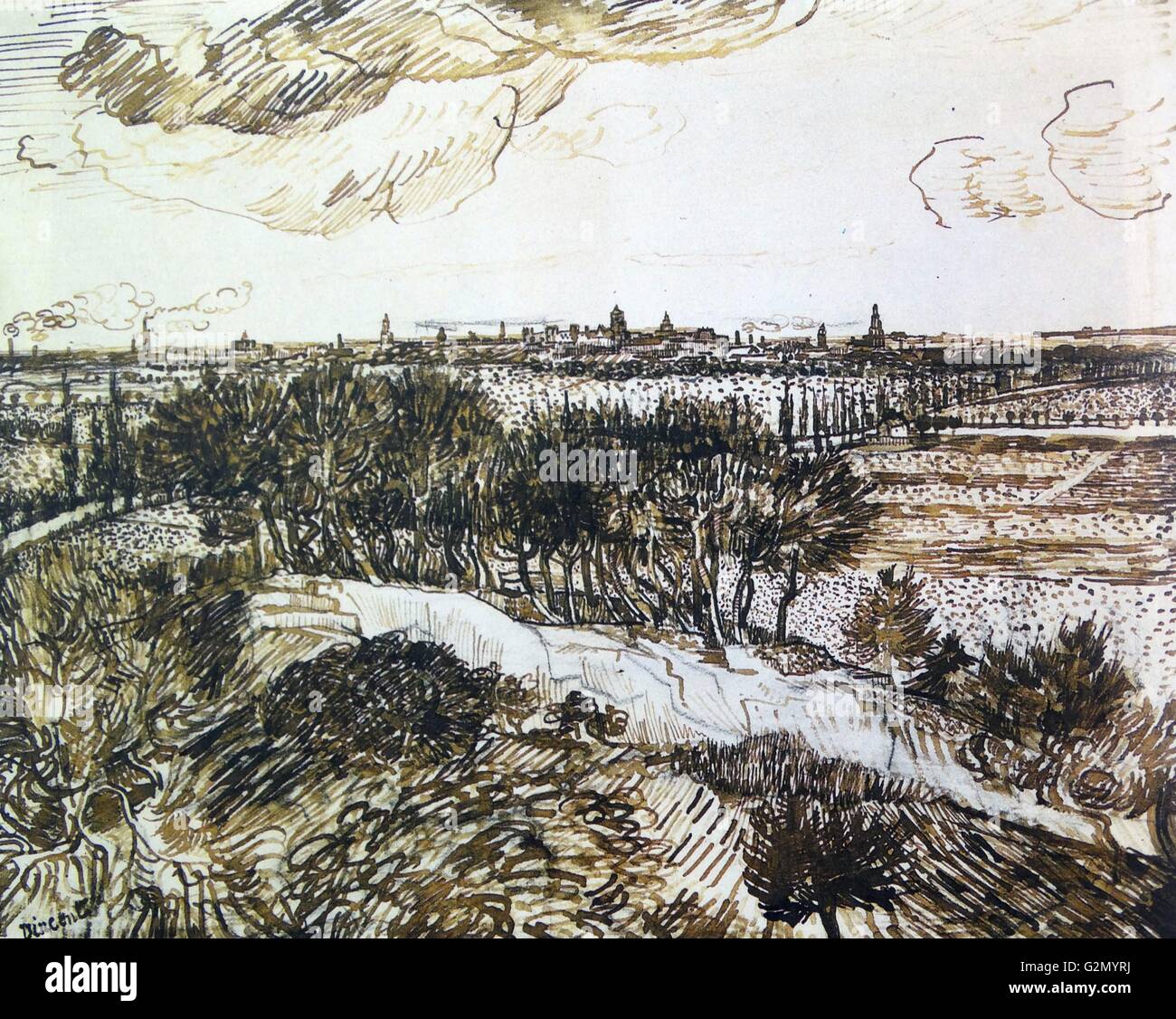 Painting by the famous Dutch artist Vincent Van Gogh (30th March 1853 ...