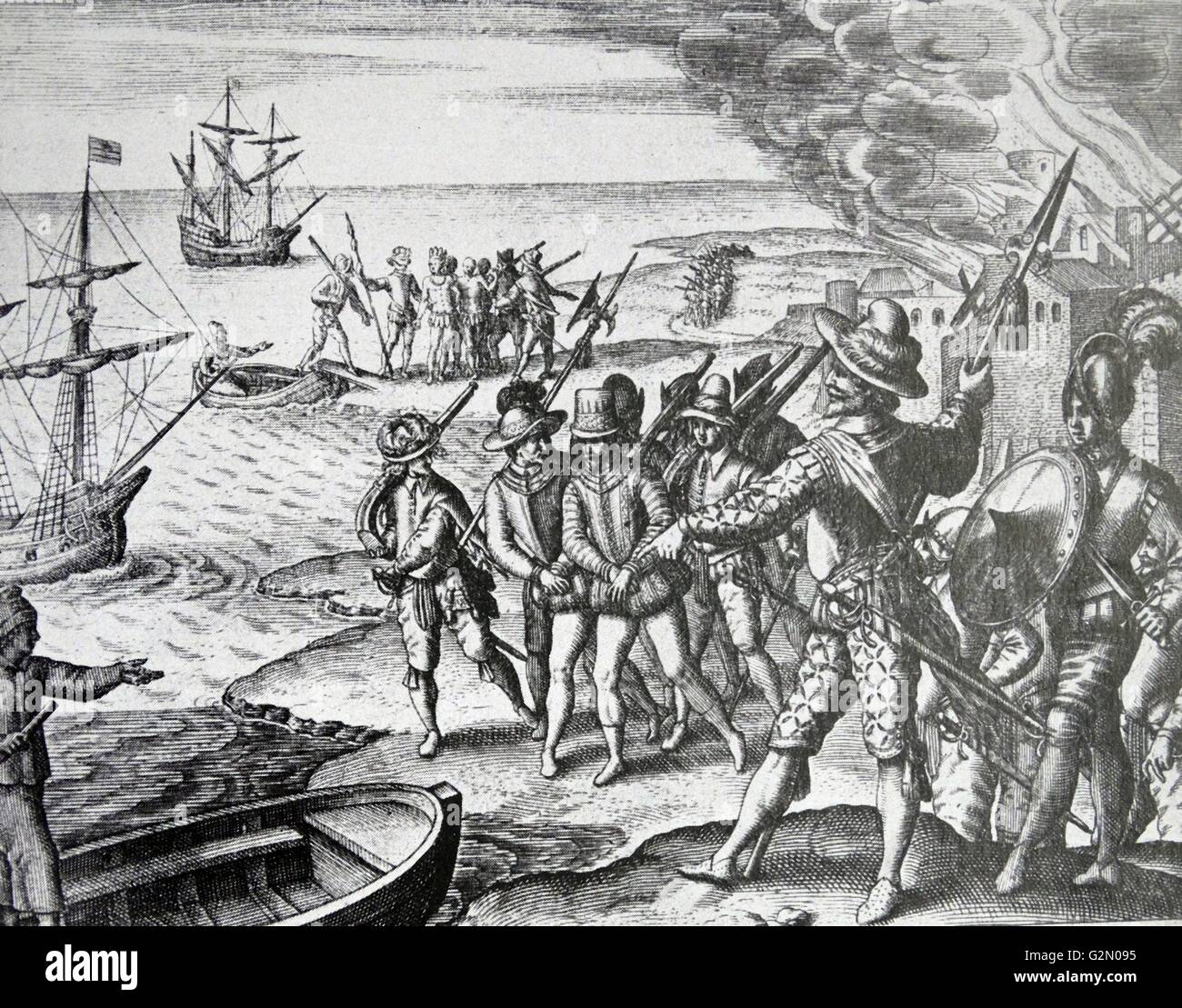 Sir walter raleigh and ship hi-res stock photography and images - Alamy