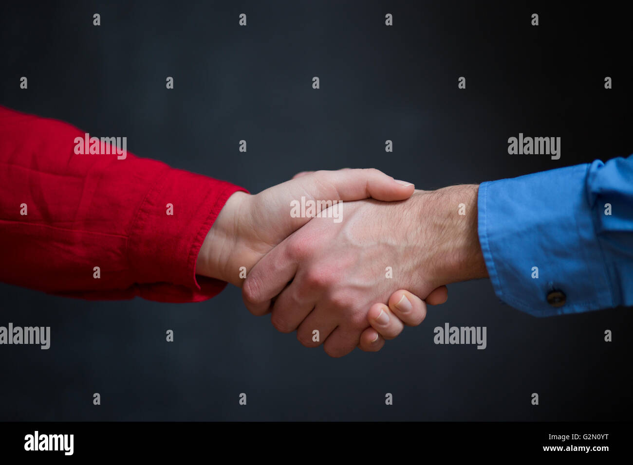 handshake two hands for men and women Stock Photo - Alamy
