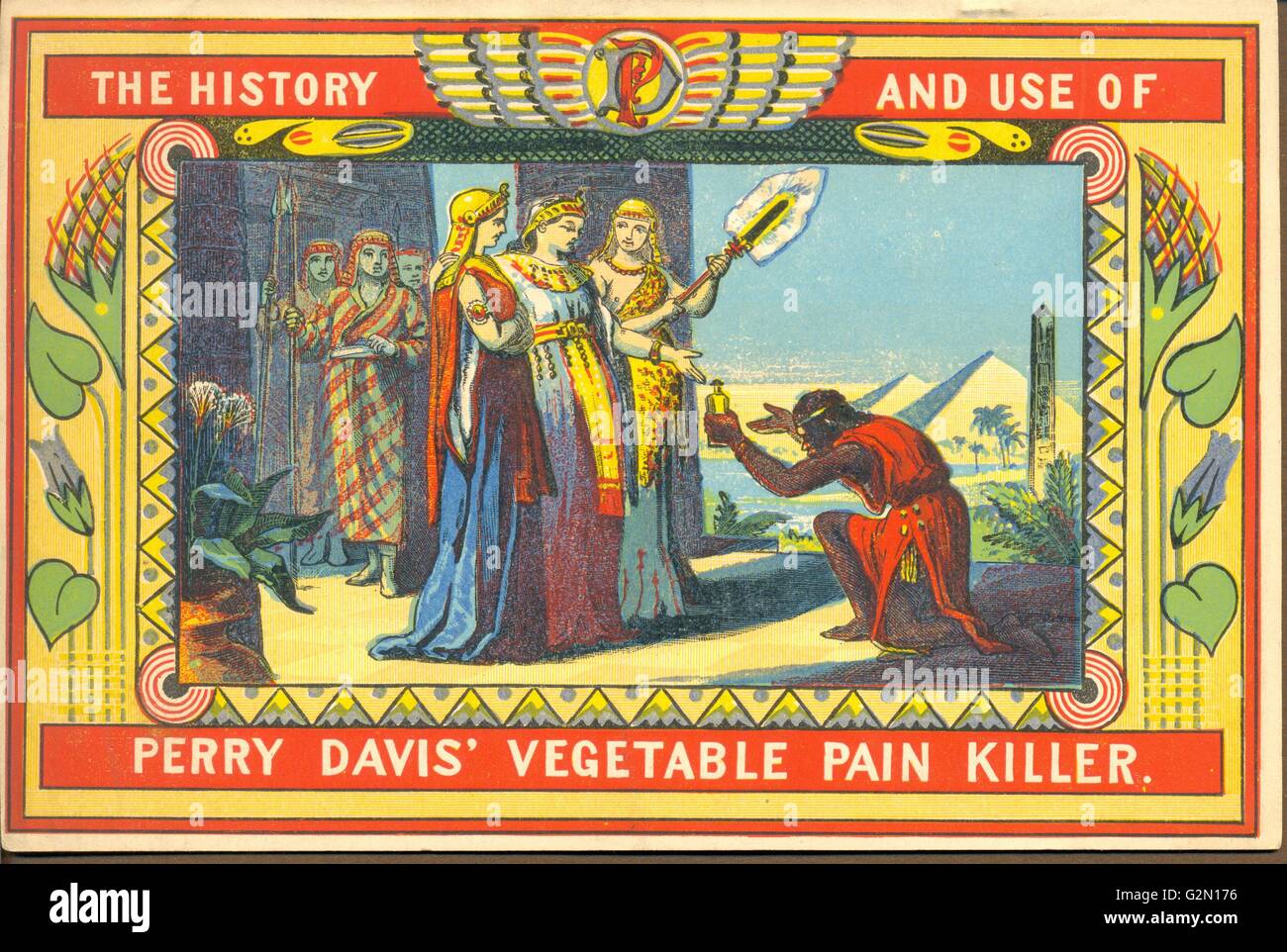 Cover of advertising leaflet The History and Use of Perry Davis ...