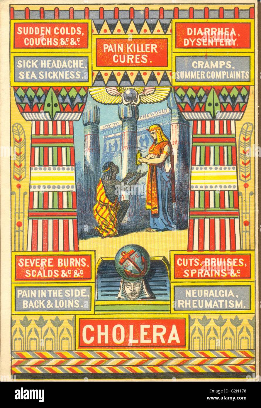 The History and Use of Perry Davis' Vegetable Pain Killer back cover ...