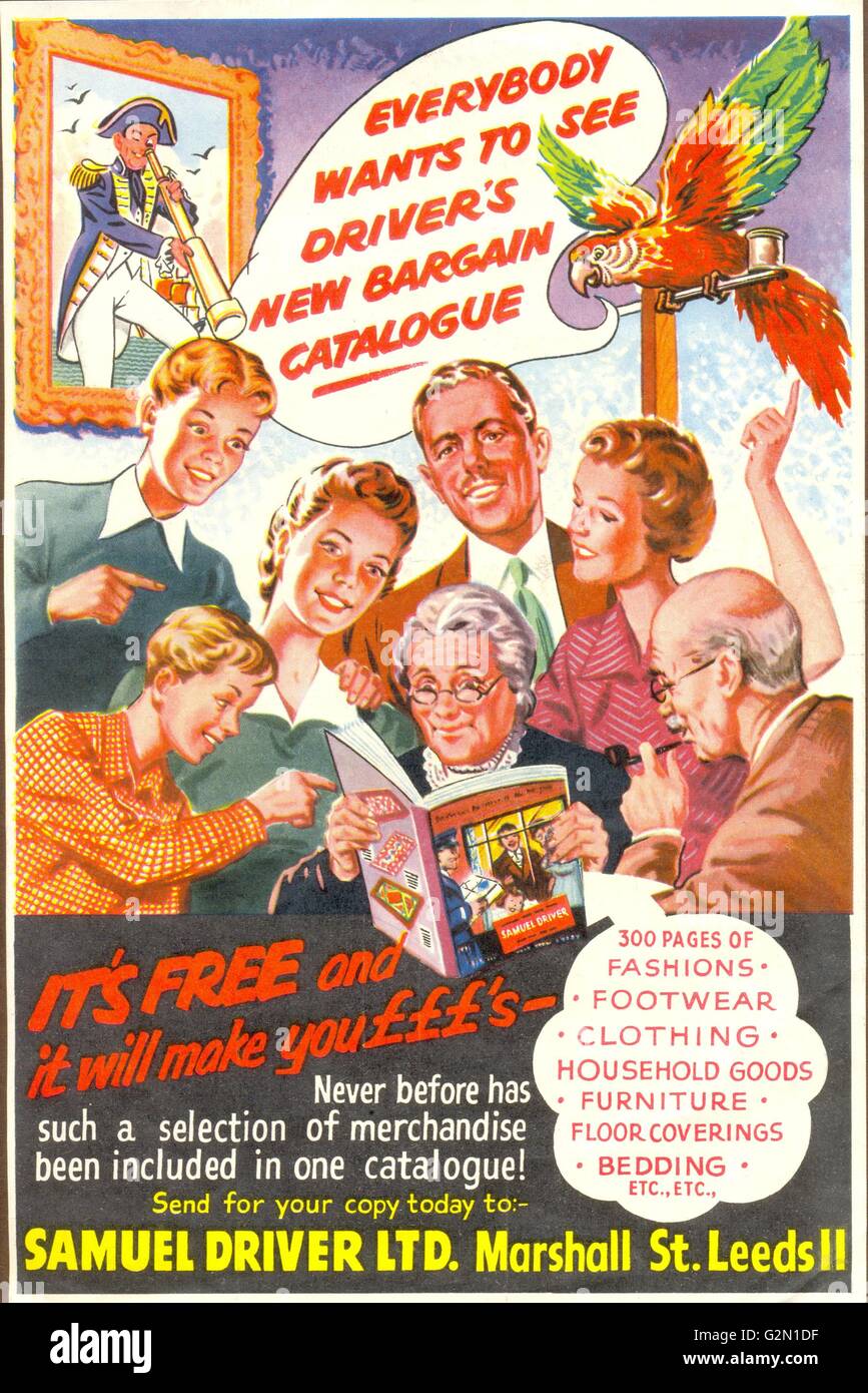 Catalogue 1950s hi-res stock photography and images - Alamy