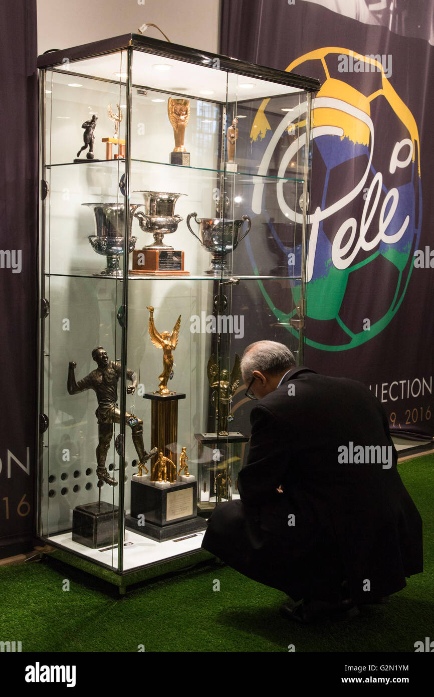 London, UK. 1 June 2016. Press preview of Pele - The Collection, a sale ...
