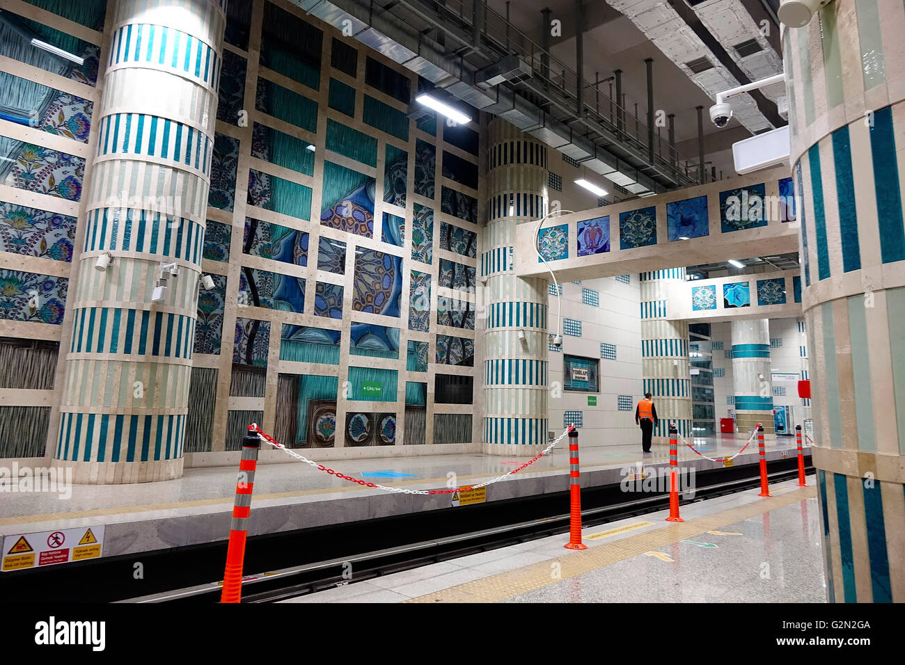 Beautiful Metro Station Stock Photo - Alamy