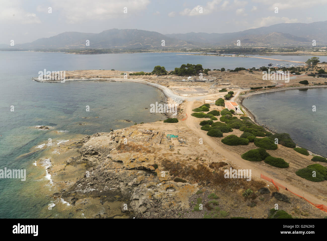 Ancient Roman Ruins of Nora, near Pula in Sardinia Stock Photo - Alamy