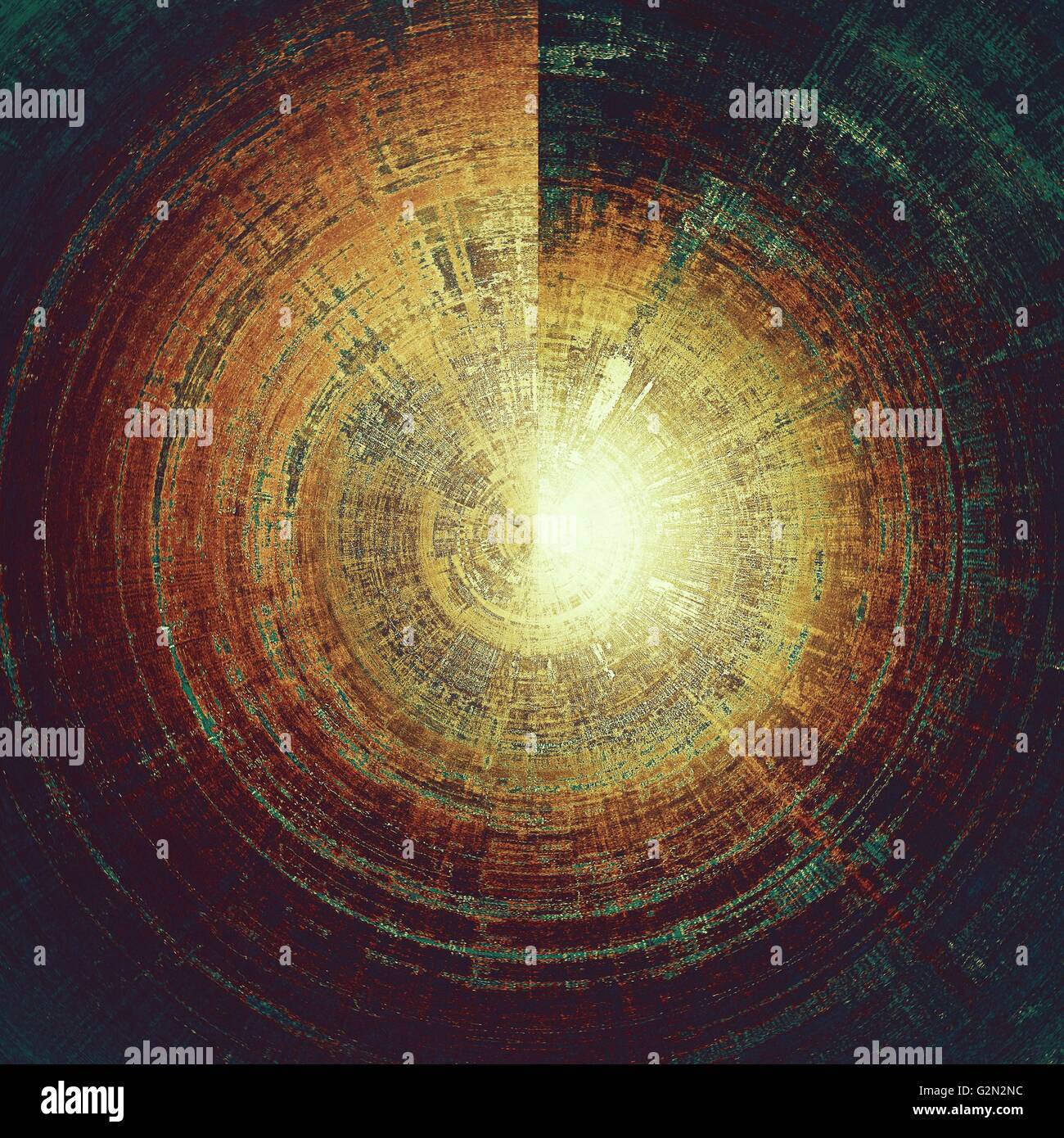 Spherical ancient textured background or shabby backdrop. With ...