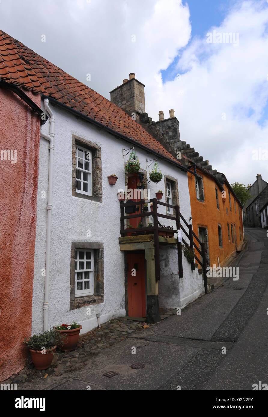 Culross street scene Fife Scotland May 2016 Stock Photo - Alamy