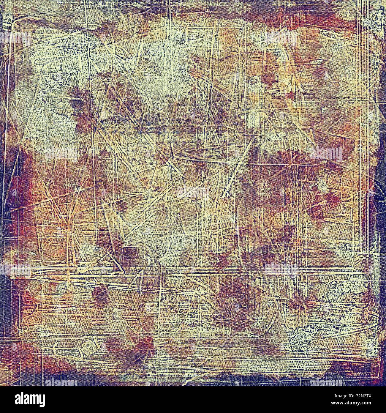 Old style decorative composition or designed vintage template with ...