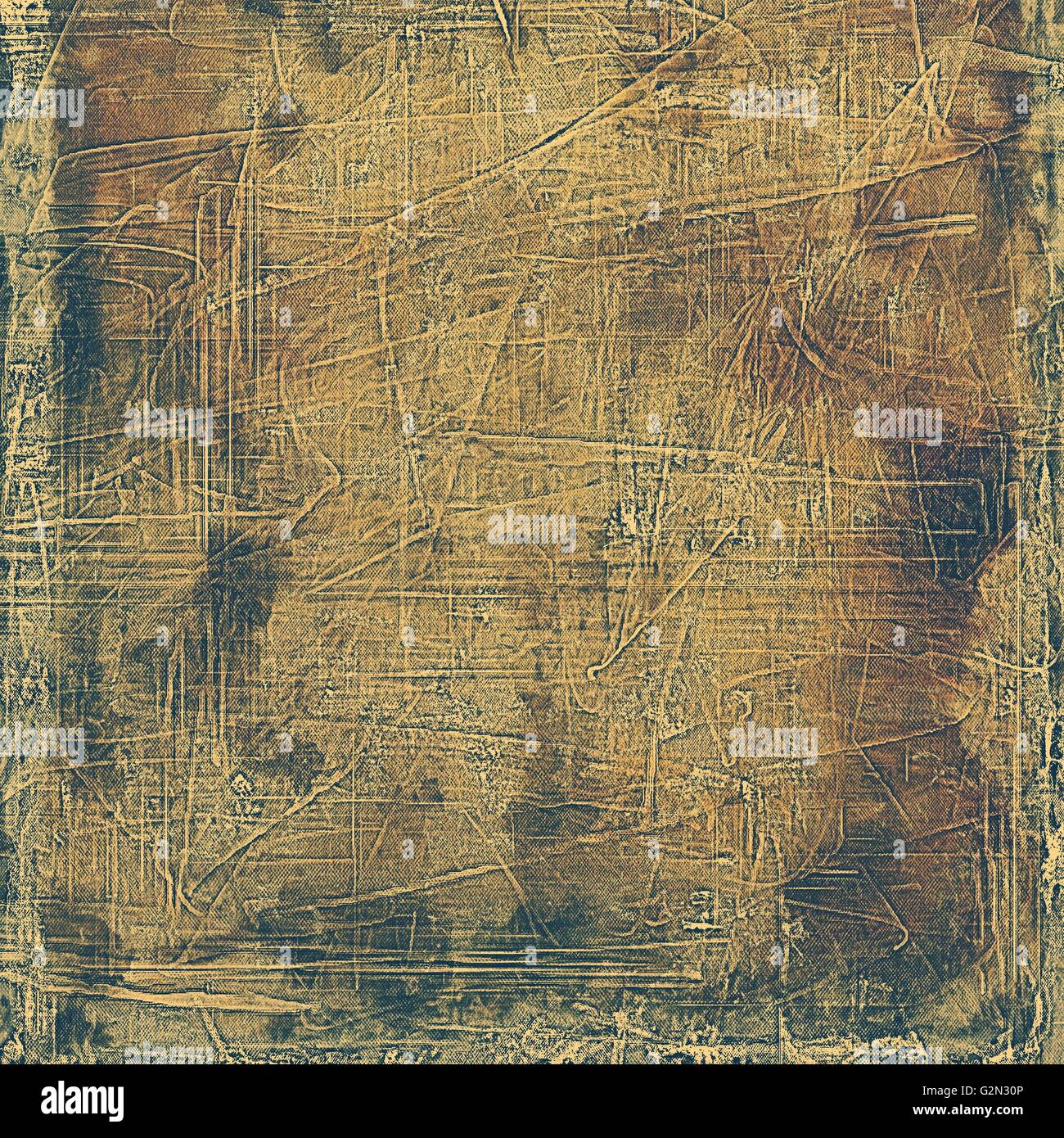 Scratched grunge background or spotted vintage texture. With different ...