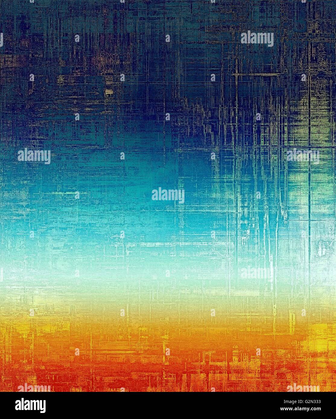 Aged vintage background with weathered texture, grunge design elements ...