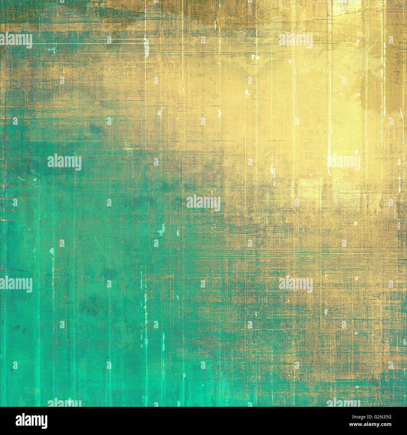 Aged vintage background with weathered texture, grunge design elements ...