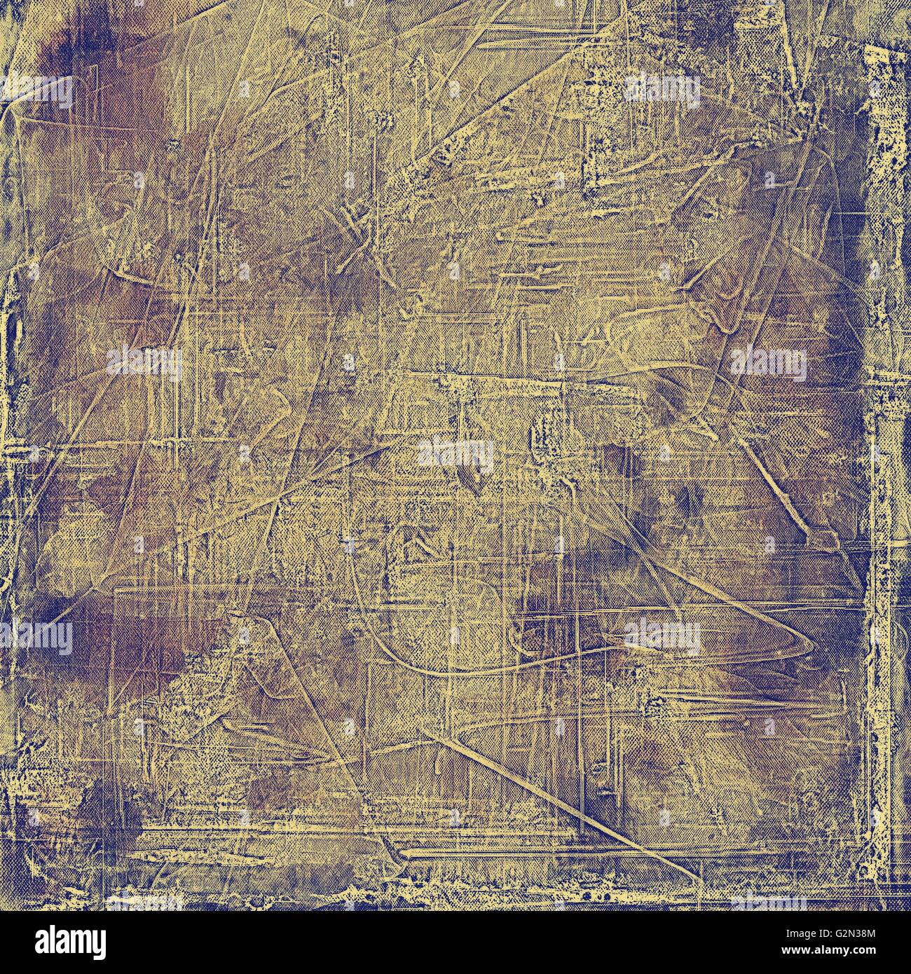 Distressed grunge texture, damaged vintage background with different ...