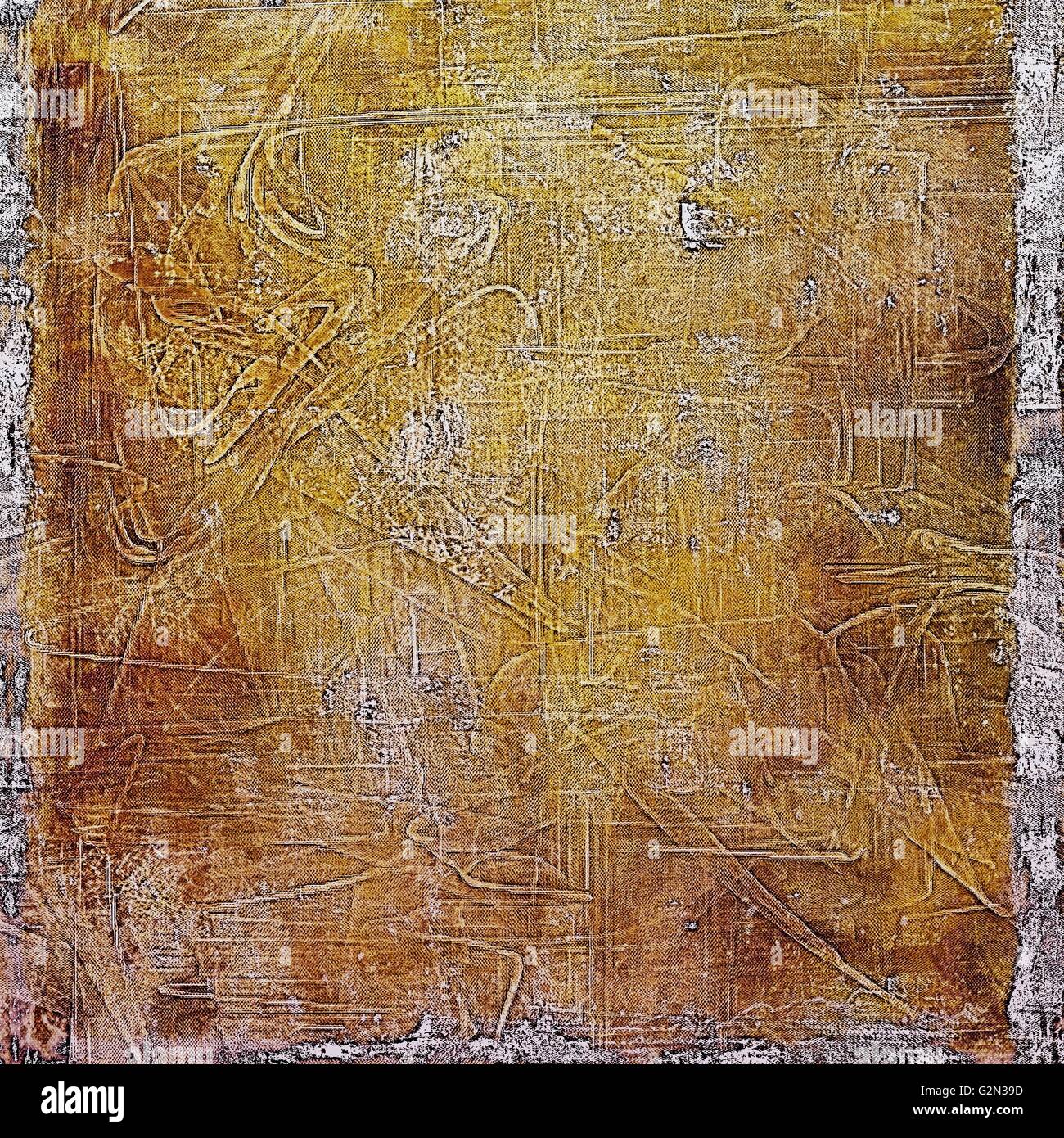 Aged vintage background with weathered texture, grunge design elements ...