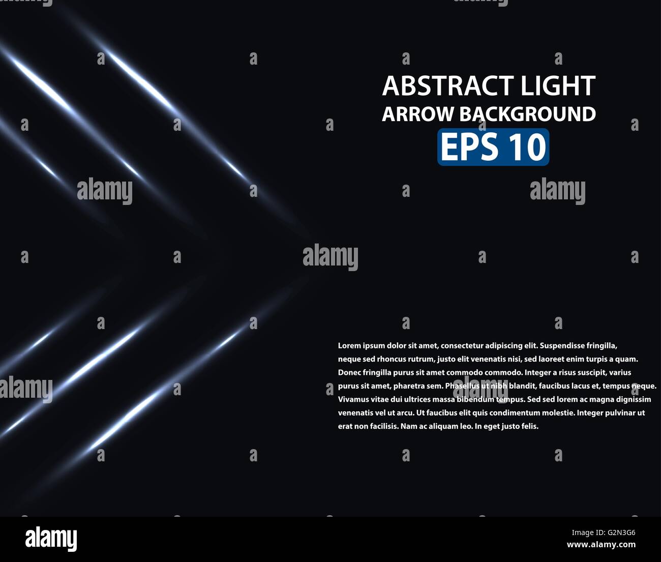 Abstract background with light arrow Stock Vector Image & Art - Alamy