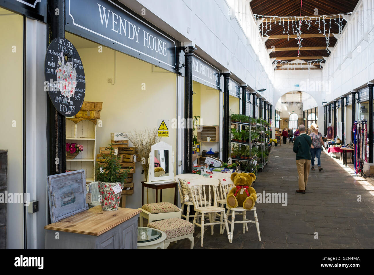 WENDY HOUSE one of several small shops in The Shambles indoor market in ...