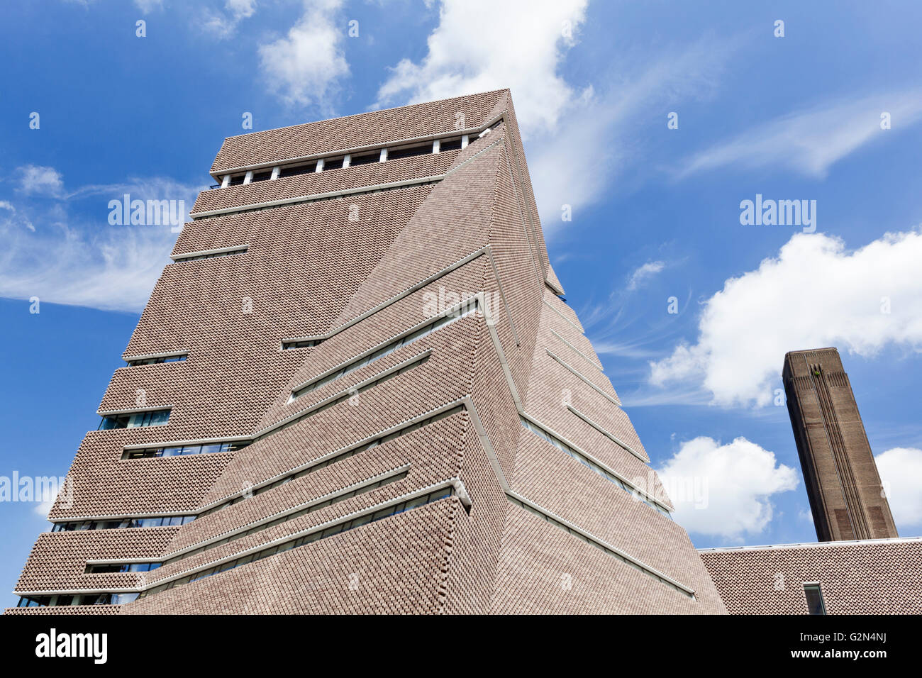 Tate Modern's Switch House extension in London is a ziggurat-like ...