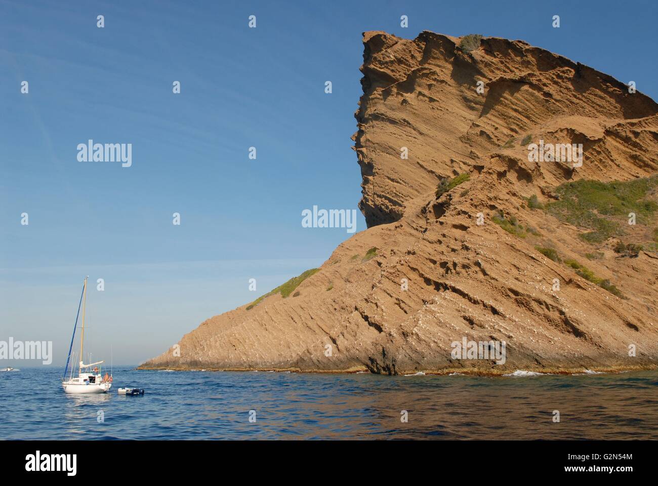 southern France , the coast at Eagle Cape, between La Ciotat and Cassis ...
