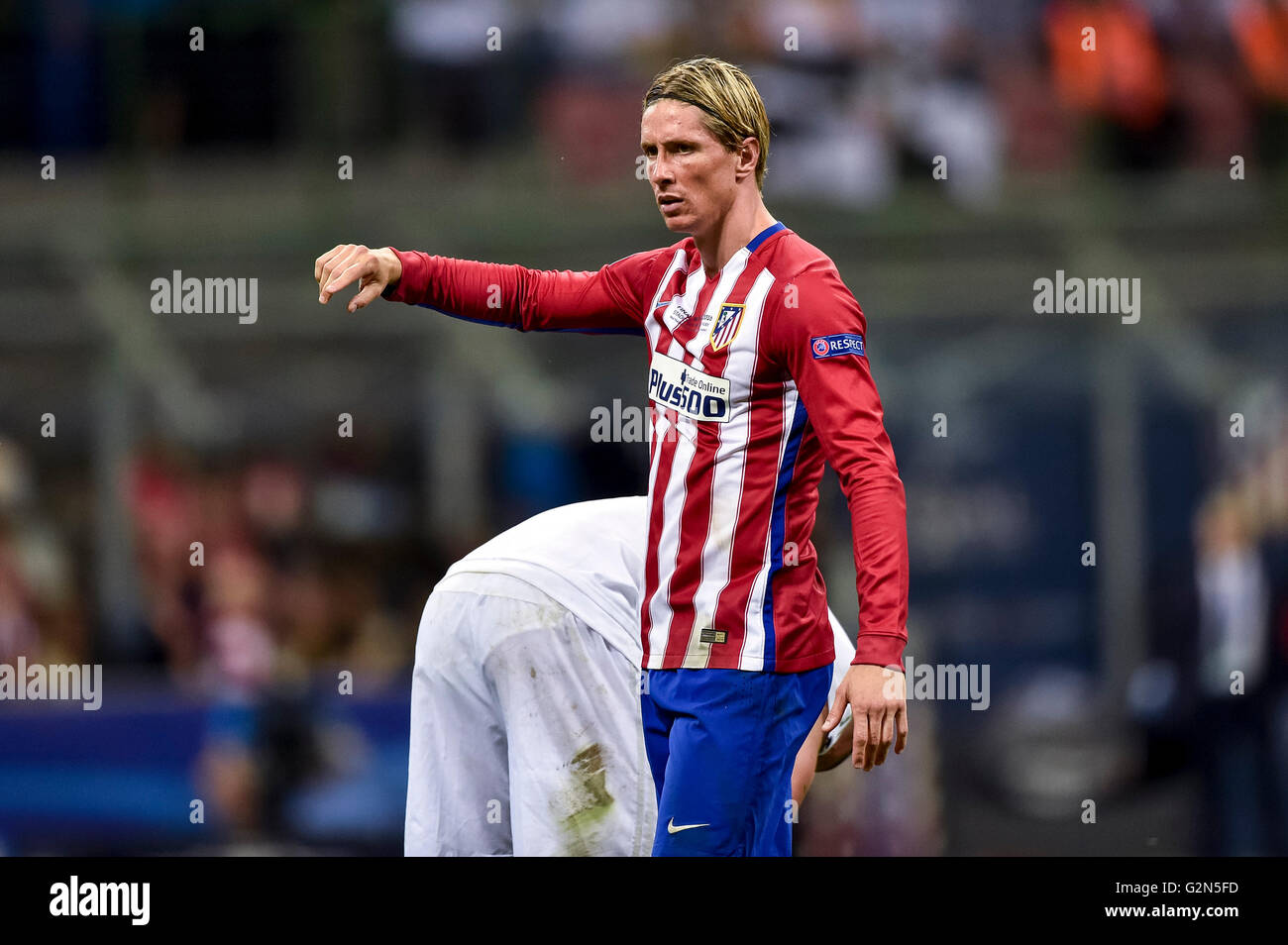 Fernando Torres of Atletico Madrid during the UEFA Champions League ...