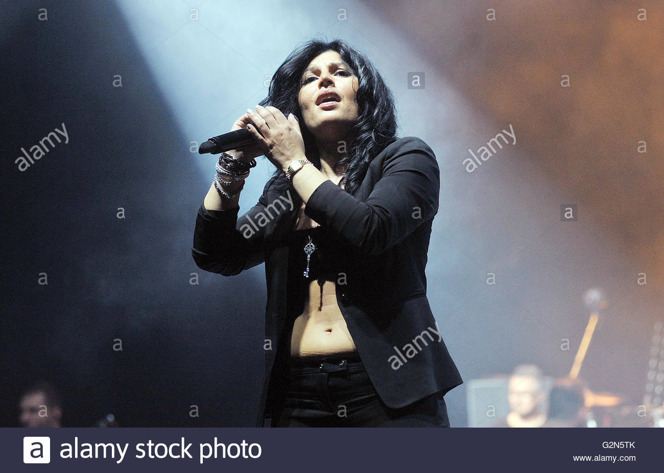 Giusy Ferreri In Concert Stock Photos & Giusy Ferreri In Concert Stock ...
