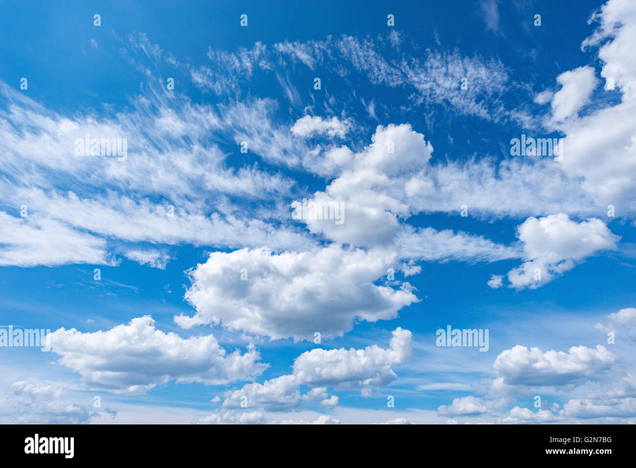 Amazing cloudscape on the sky at midday time Stock Photo - Alamy