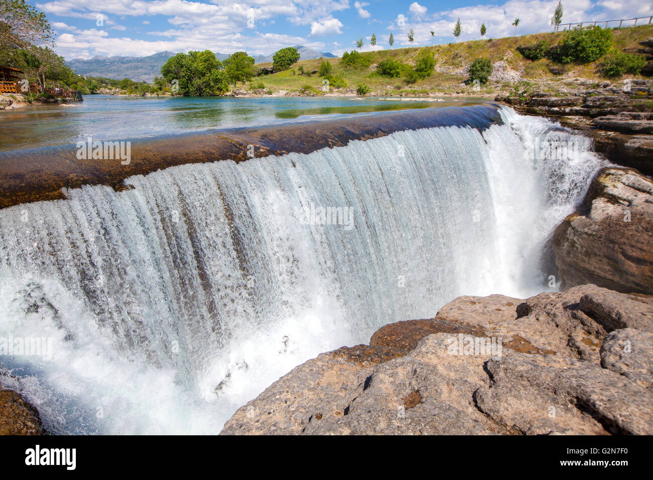 Cijevna river waterfall hi-res stock photography and images - Alamy