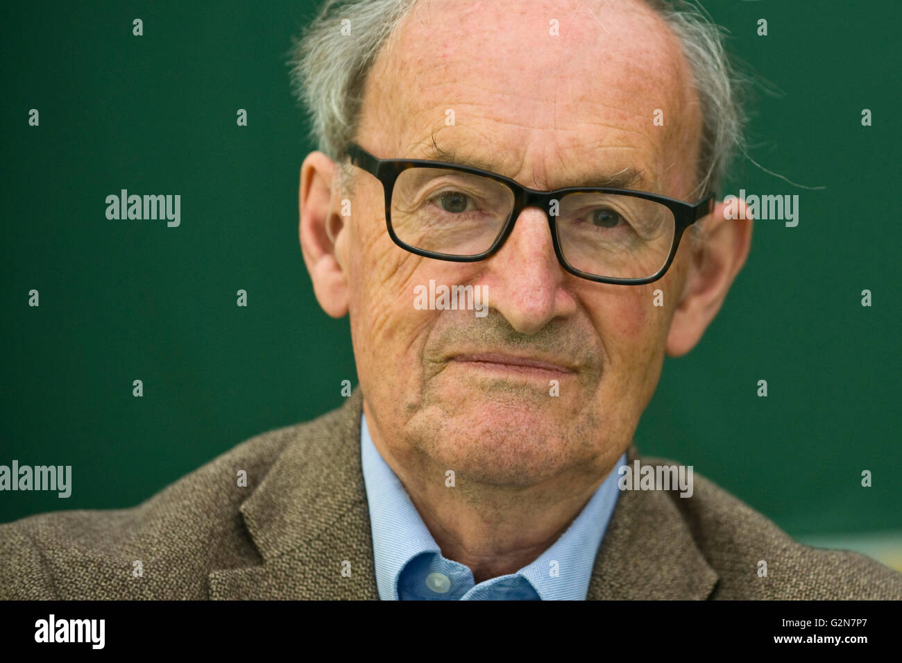 Thomas Pakenham historian & author pictured at Hay Festival 2016 Stock ...