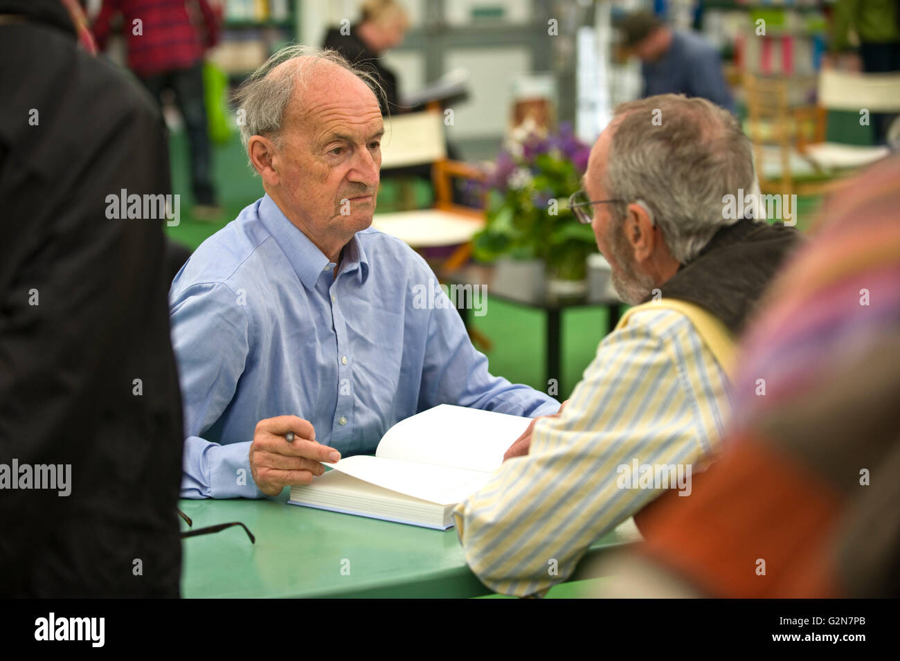 Thomas Pakenham historian & author pictured book signing in the ...