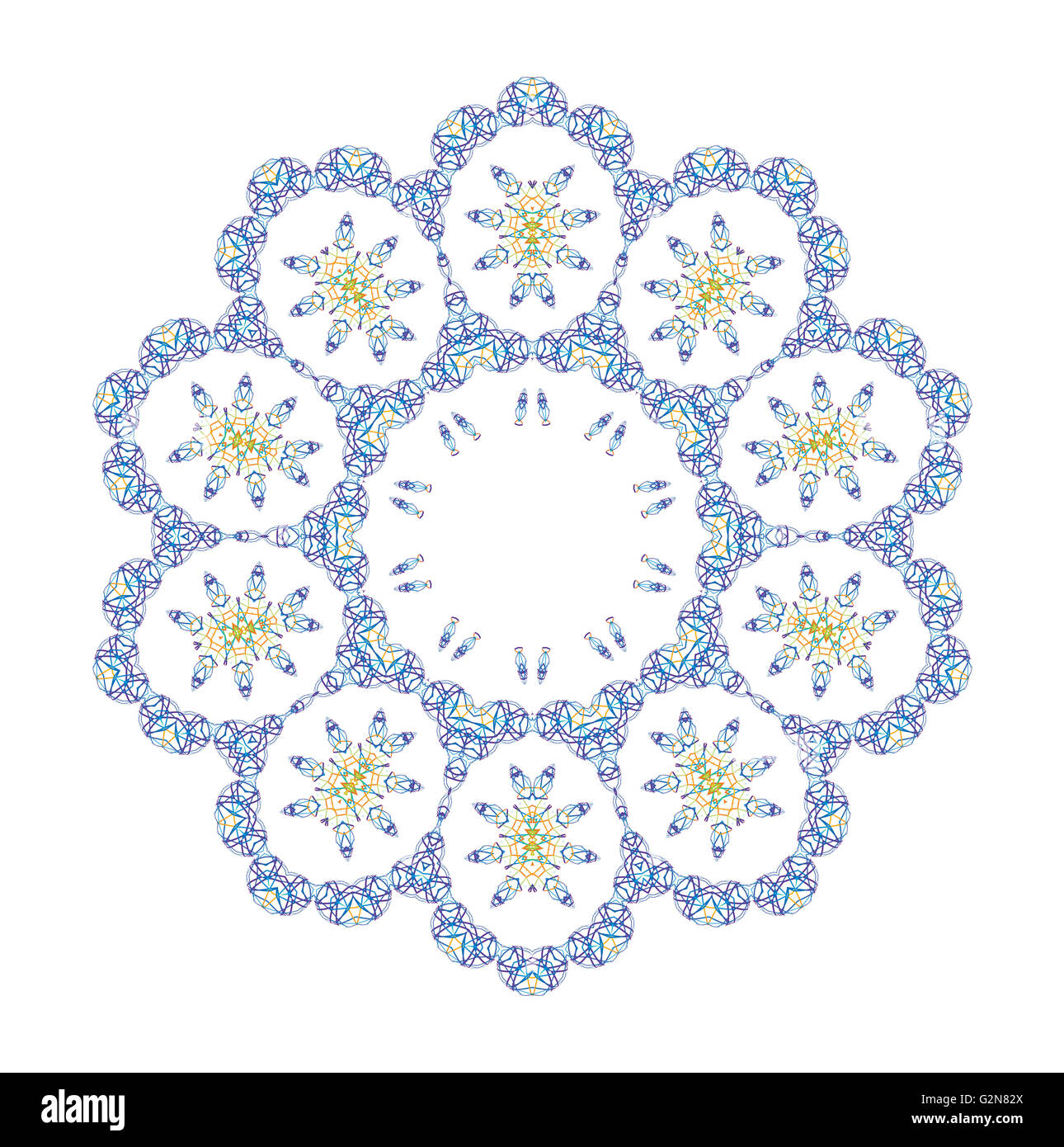 Abstract color shape on white background Stock Photo - Alamy