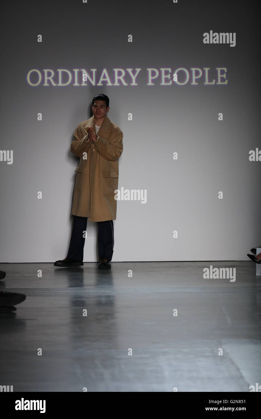 Ordinary People designer Jang Hyeong Cheol walks the runway at Concept ...