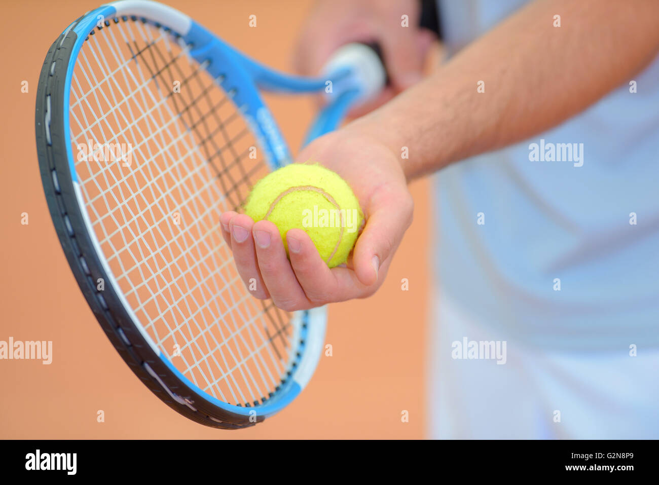 Tennis serve closeup hi-res stock photography and images - Alamy
