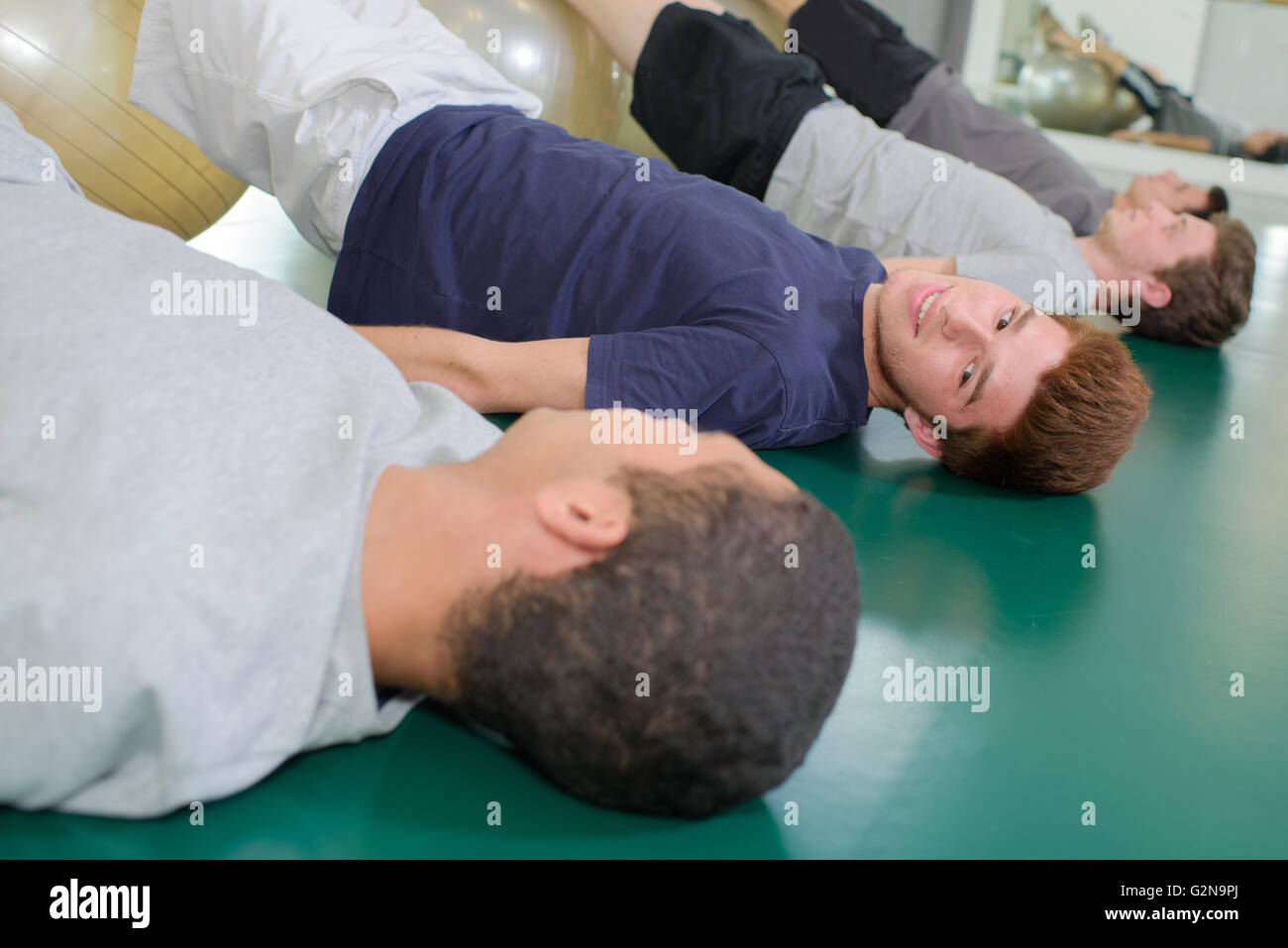 Teenager boy gym hi-res stock photography and images - Alamy