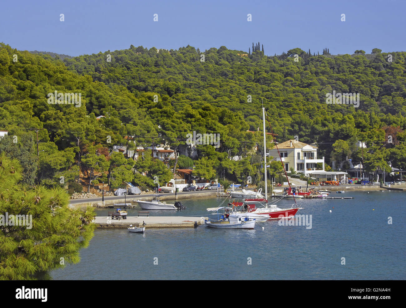 Poros island beach hi-res stock photography and images - Alamy