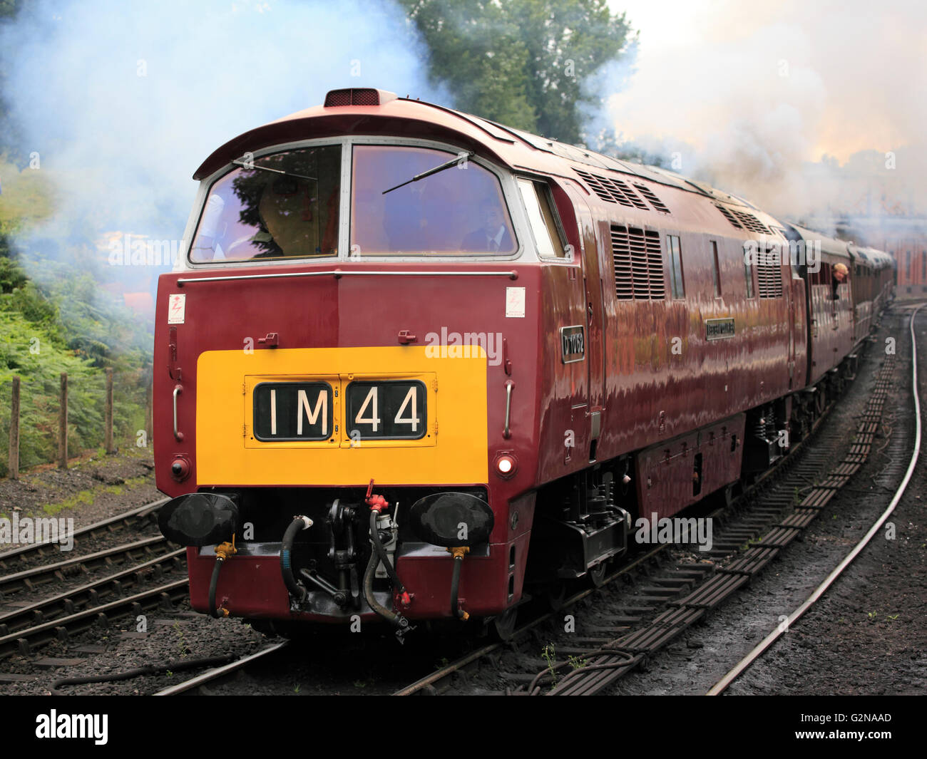Class 52 western diesel locomotive hi-res stock photography and images ...
