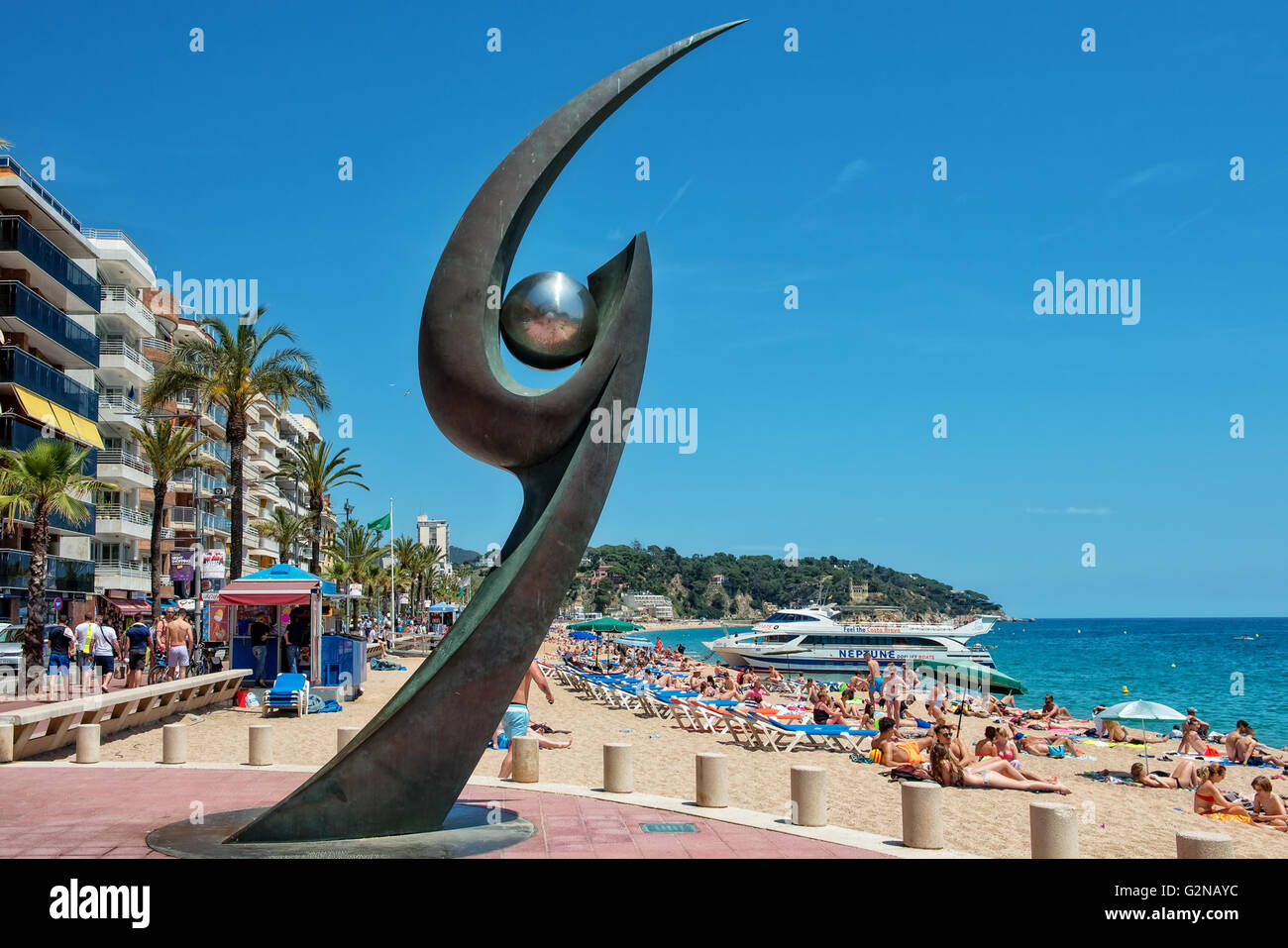 City center lloret de mar hi-res stock photography and images - Alamy