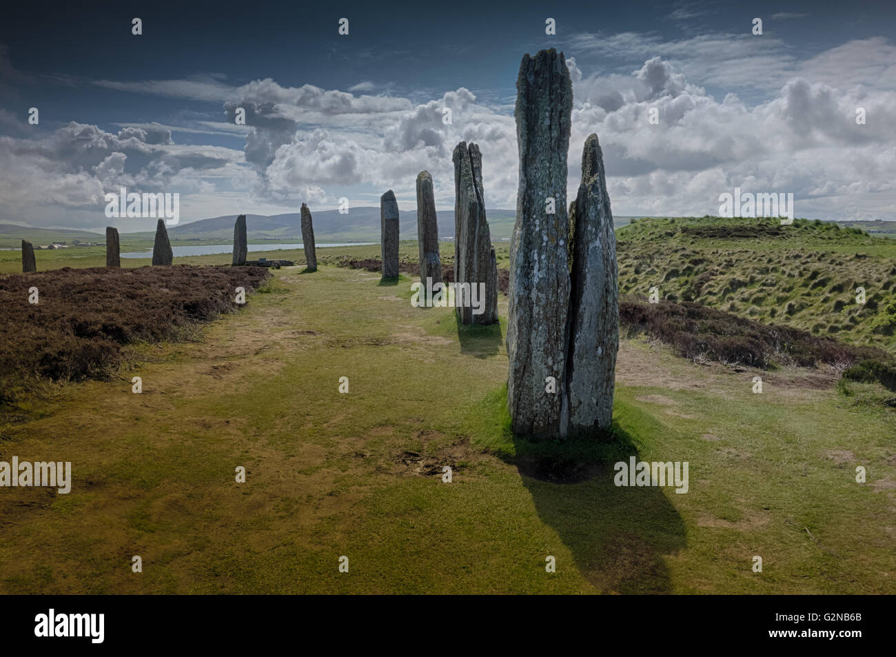 The Ring of Brodgar stone circle, Orkney, Scotland Stock Photo - Alamy