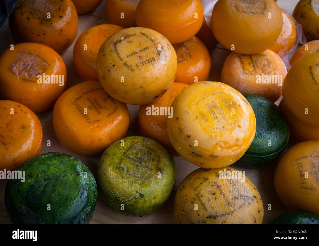 Farmer's cheese on sale in Utrecht, Netherlands Stock Photo - Alamy