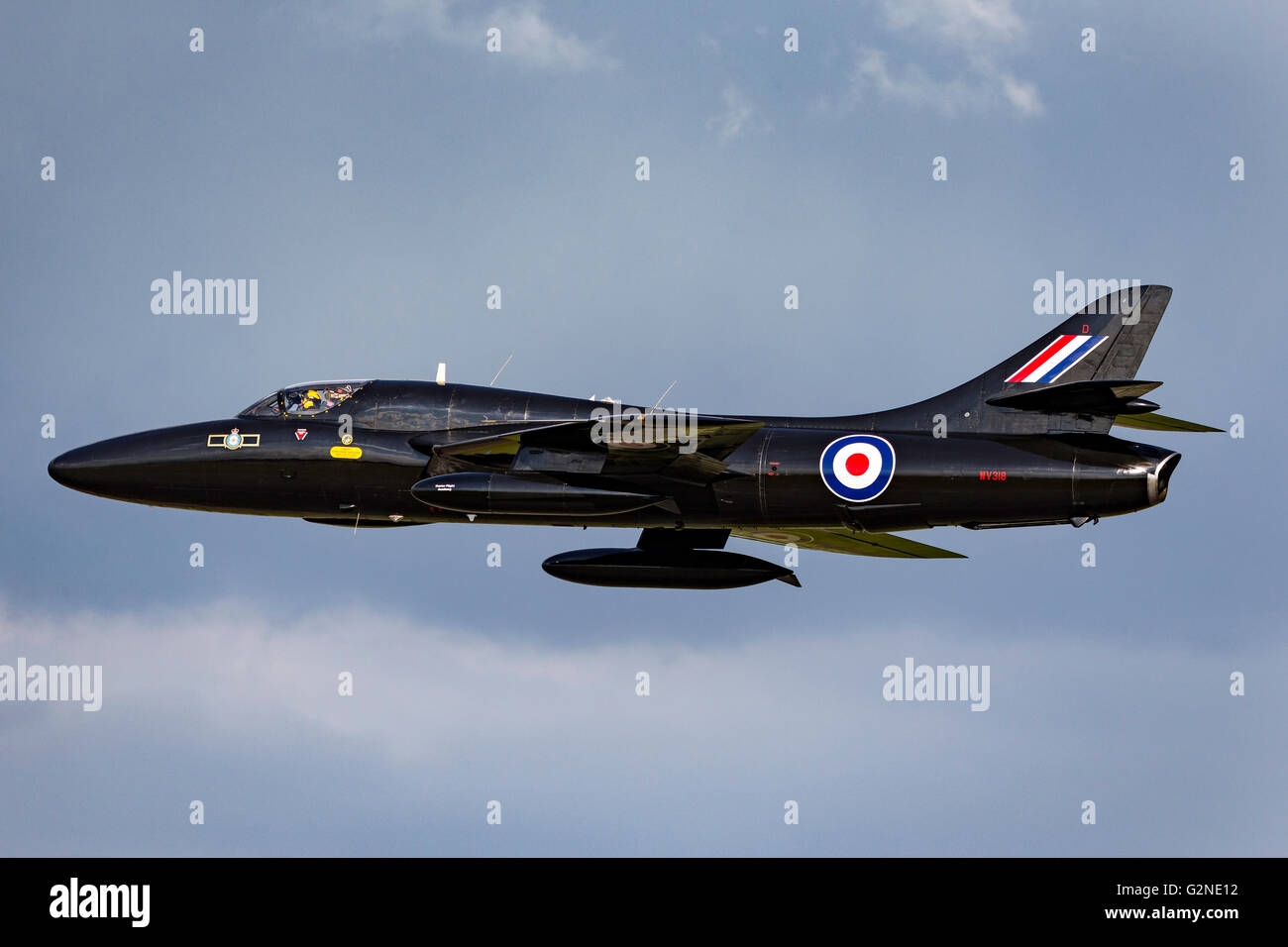 Hawker Hunter T.7A G-FFOX from the Hunter Flight Academy at the RAF ...